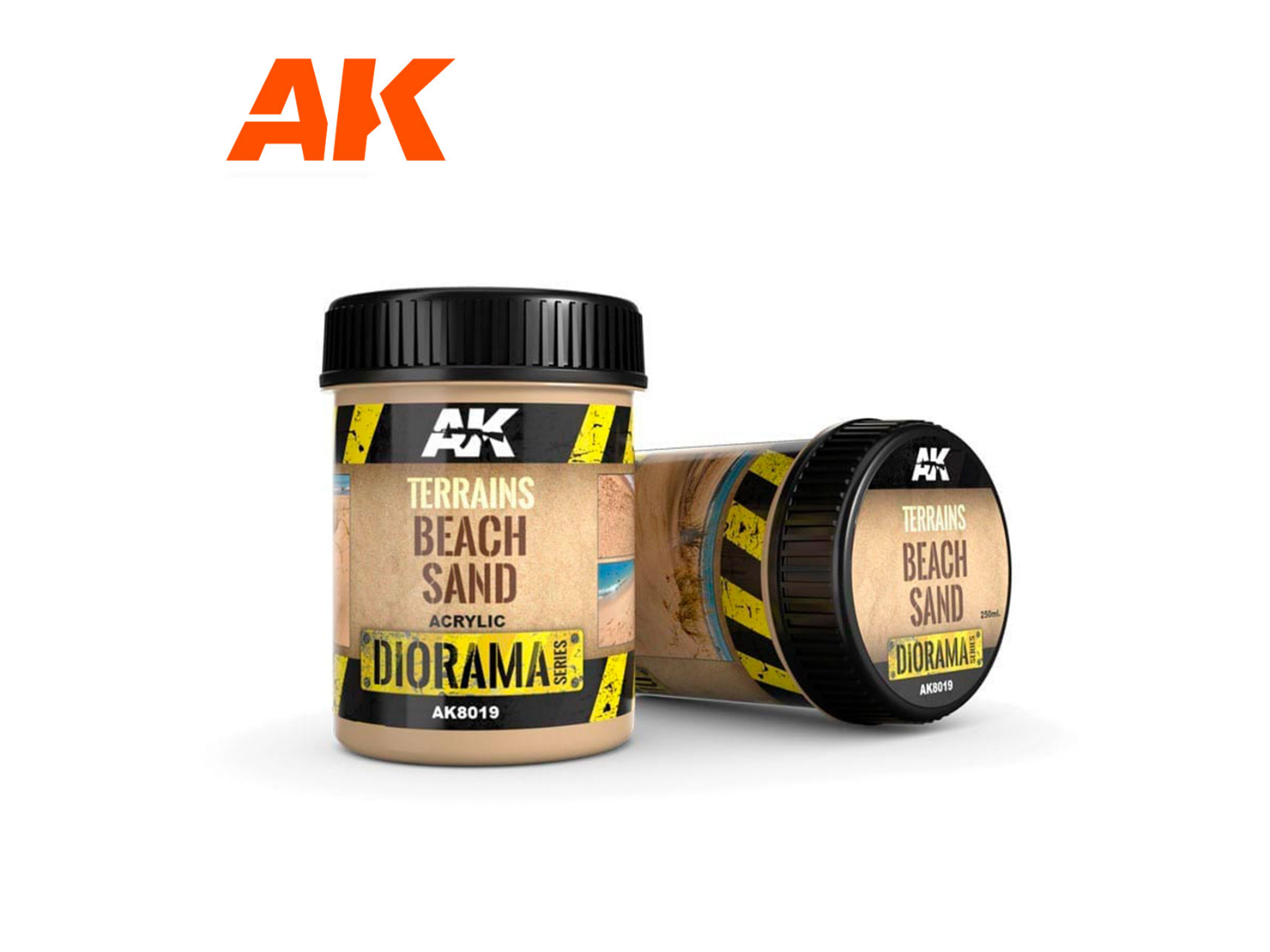 Ak Interactive Terrains Beach Sand 250 ml | Pasta densa per ricreare ...
